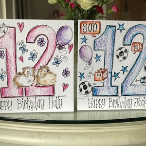 Hand Drawn Minecraft Creeper Birthday Card - Etsy