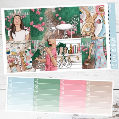 Easter Clipart Kit Commercial Use Spring Easter Bunny Clip Art Planner ...