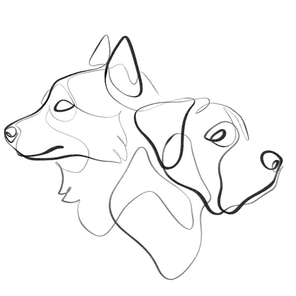 LGBTQ One Line Art by Withoneline Eros No. 1 Lesbian, Bisexual Pride ...