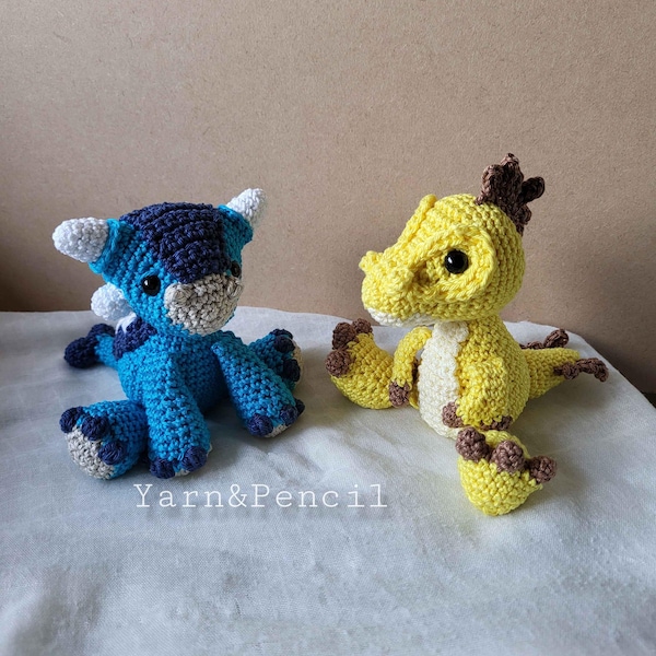 Nara the Raptor | Dinosaur Plushie Crochet Easy Beginner Pattern ...