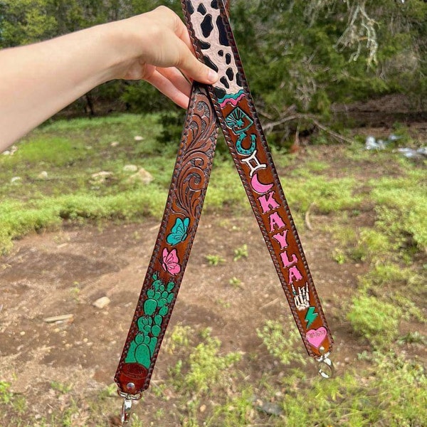 Large Custom Tooled Leather Cake Toppers - Etsy