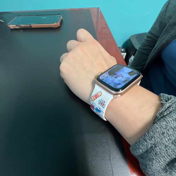Distressed Phlebotomy Watch Band Compatible With Apple Watch Samsung ...