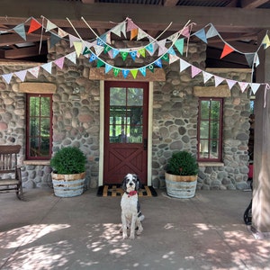 LARGE Custom Color Bunting Banner Felt Triangle Garland - Etsy