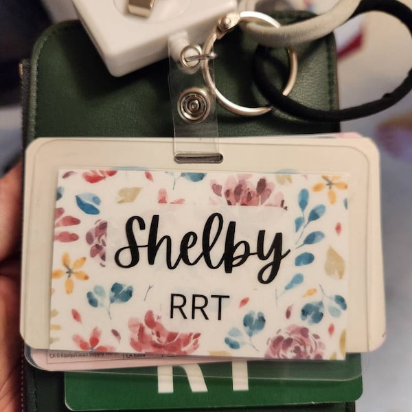 Badge Backer Name Tag for Badge Reel - Etsy