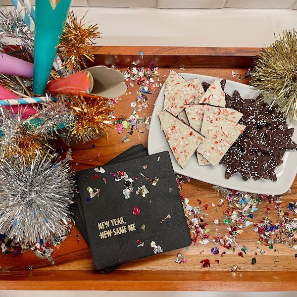 100 Tinsel Stir Sticks | Gold Silver Blush Black Sparkle Champagne ...