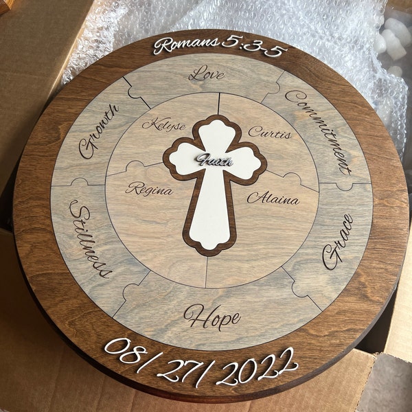 Unity Puzzle, Family Puzzle, Blended Family, Unity Alternative, Wedding ...