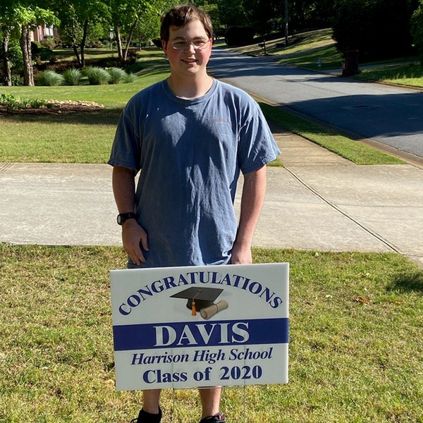 Graduation Lawn Sign Custom Personalized Graduation Yard Sign 2025 ...