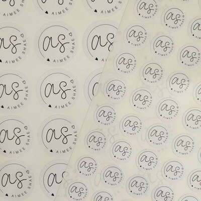 Logo Sticker Labels Custom Logo Stickers Gloss Square Labels for ...