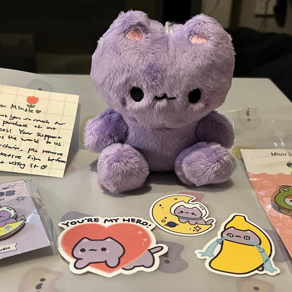 Space Cat Enamel Pin Cute Astronaut Cat on Yellow Moon Hard Enamel Pin Kawaii Cat Pin for ...