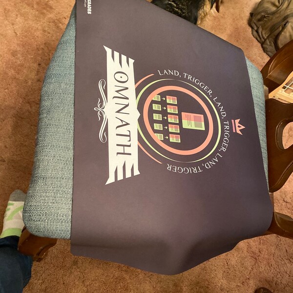 Commander Omnath Playmat - Magic the Gathering 24"x14" Locus of Rage ...