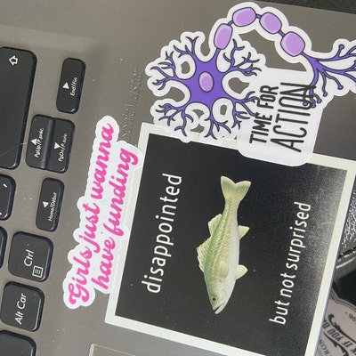 DNA and Nucleotide Stamp Sticker Biologist Aesthetic Genetics Research ...