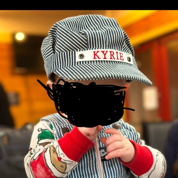 Adult Train Hat, Personalized Engineer Gift, Gift Idea for Grandpa ...