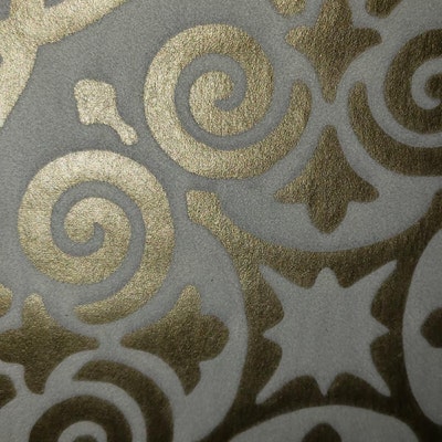 Retro Flock Wallpaper by the Yard 70s Vintage Flock Wallpaper 1970s ...