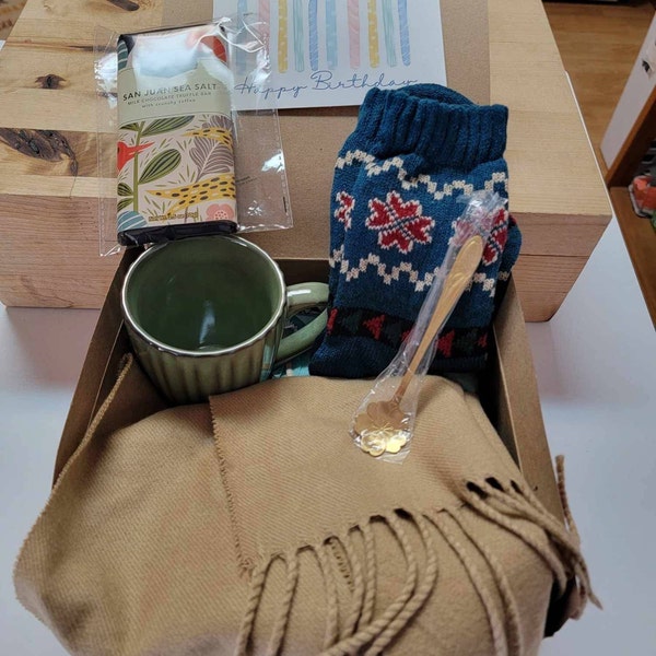Hygge Fall Gift Box Cozy Fall Gift Set Harvest Gift Pumpkin Spice ...