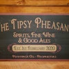 Custom Distressed Irish Pub Proprietor Sign - Rustic Hand Made Vintage ...