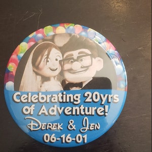 Disney Engagement Buttons-Disney Engagement Pins-Disney Just | Etsy