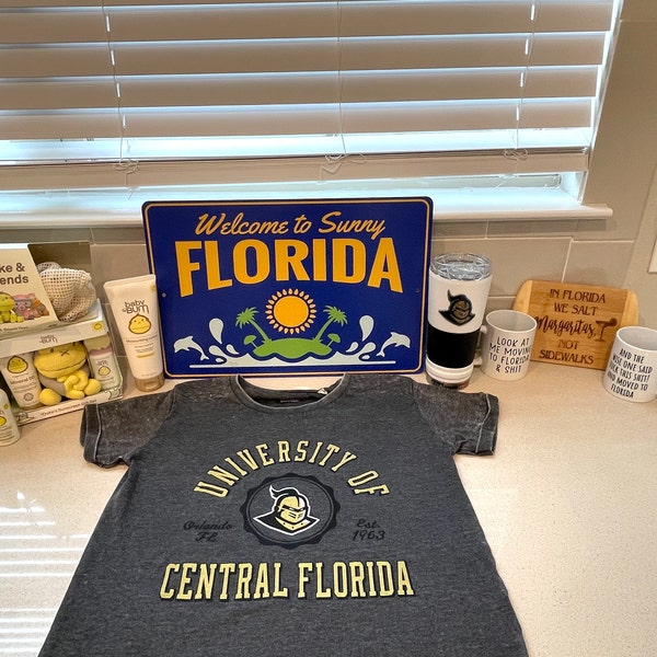 Welcome to Sunny Florida, Welcoming Florida Sign, Florida Decor, Gift ...