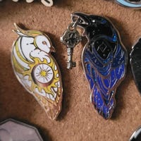 Eclipse Birds Pins - Etsy
