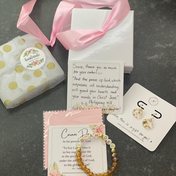 Coram Deo Bracelet, Christian Gifts for Her, Christian Women Jewelry ...