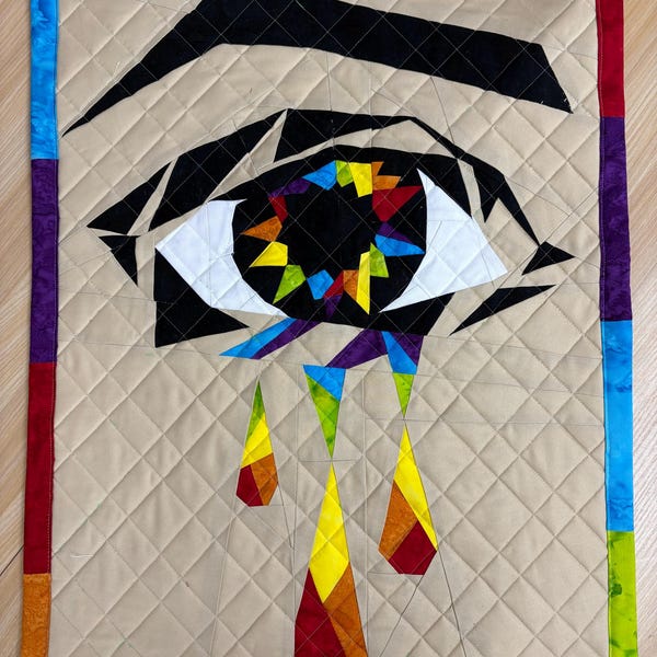 FPP - Crying Eye Quilt Block - Etsy