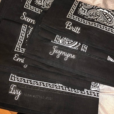 Personalized Bandana // Custom Bandana - Etsy