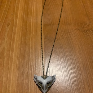 Ekko Mask Owl Guy From Arcane Necklace League of Legends Brass Pendant ...