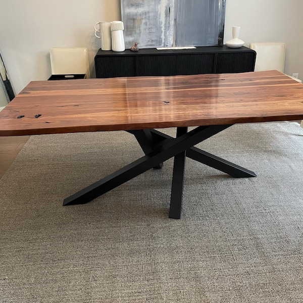 H 28 Inch, Round Dining Table Base, Cone-shaped, Black LK311B - Etsy