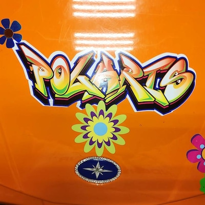 Custom Graffiti Name Sticker Decal, Wall Sticker, Backdrop Sticker ...