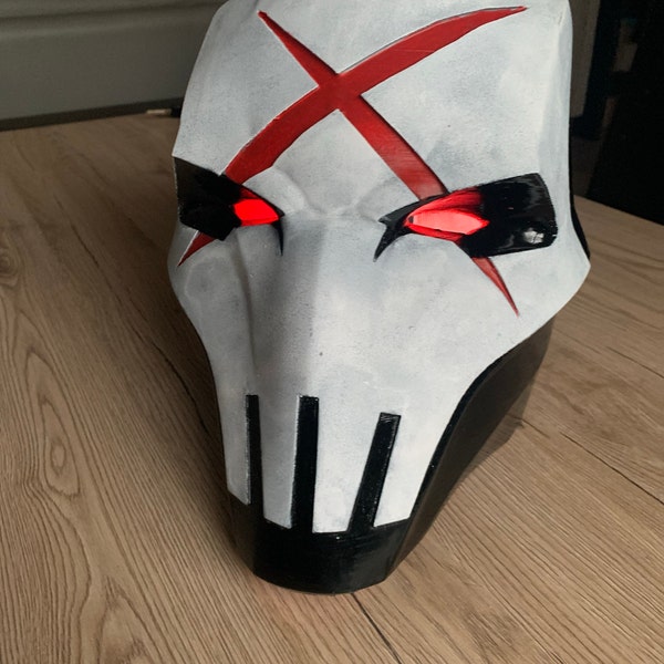 Cosplay Mask Super Hero Costume Red X Helmet STL File 3D Print - Etsy