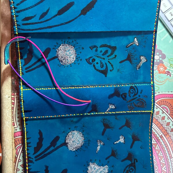 Upcycled Rainbow Notebook, Upcycled Notepad, Christmas Notebook ...