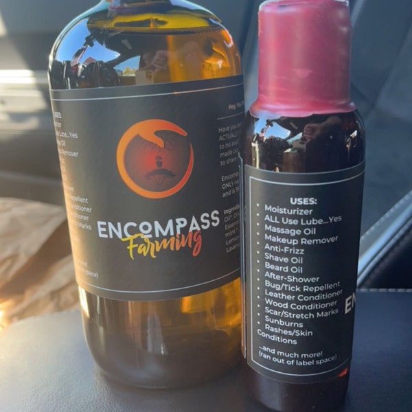 All Natural Encompass Oil - Natural Skin Care Moisturizer Oil for Body ...