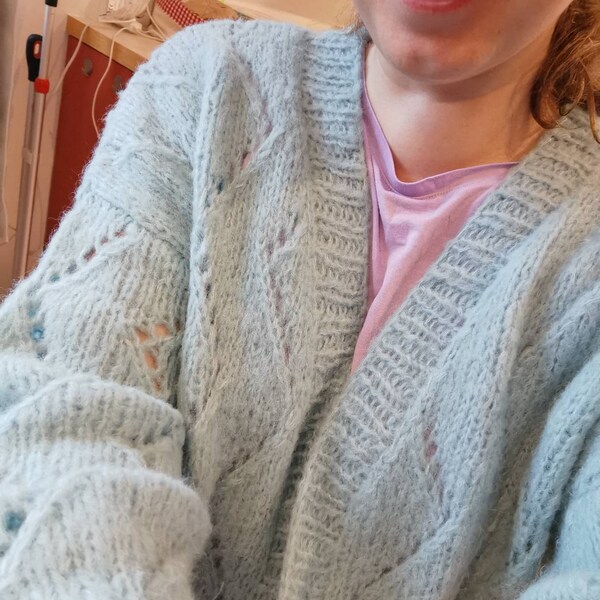 Matching Mommy and Me Mohair Cardigans, Mother Daughter Alpaca Sweaters ...