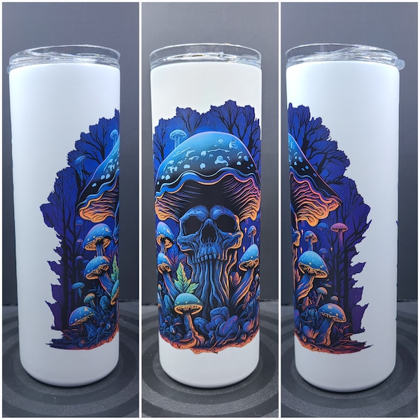 Neon Skull Mushrooms PNG Bright Colored Mushrooms Skull Cool Mushrooms ...