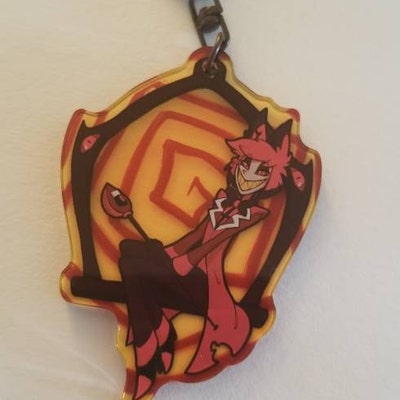 Angel Dust Hazbin Hotel Paper Craft Standee - Etsy