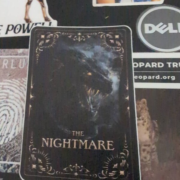 One Dark Window Elspeth Spindle Decorative Tarot Card Vinyl Sticker ...