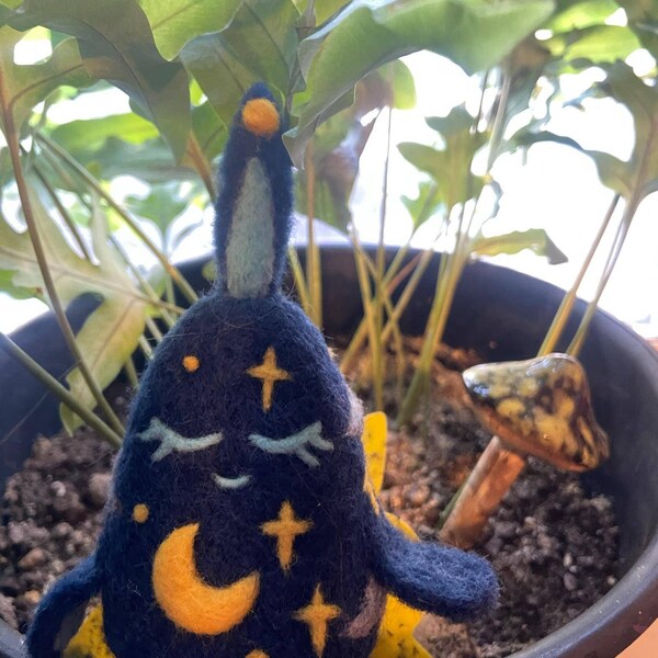 Happy Forest Goblin Figurine Polymer Clay Sculpture Goblincore Gifts ...