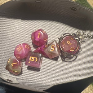 D20 Dice Set mini Pendant Cage-d20 Pendant Necklace-mini Polyhedral ...