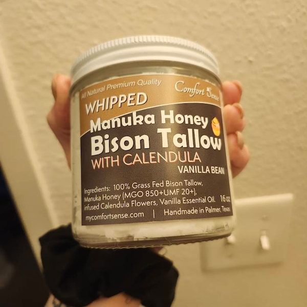 Sampler/gift Box of Manuka Honey & Bison Whipped Tallow Cream With ...
