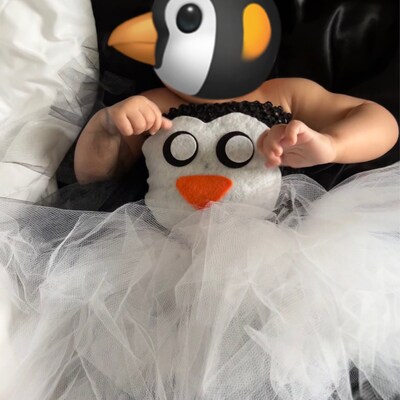 Penguin Costume, Kids Penguin Tutu Dress, Little Girls Costume, Child ...