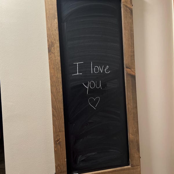 Chalkboard | Large | Farmhouse Chalkboard | Wooden Frame | Modern ...