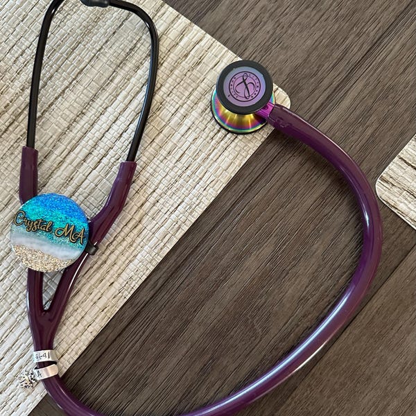 Stethoscope Name Tag | Stethoscope ID Tag | Stethoscope Tag ...