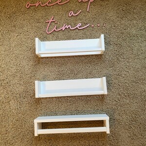 Once Upon a Time Cut Out, Nursery Wall Decor, Reading Wall, Fairytale ...