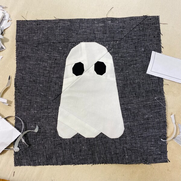 Ghost Paper Piecing Pattern, PDF - Etsy