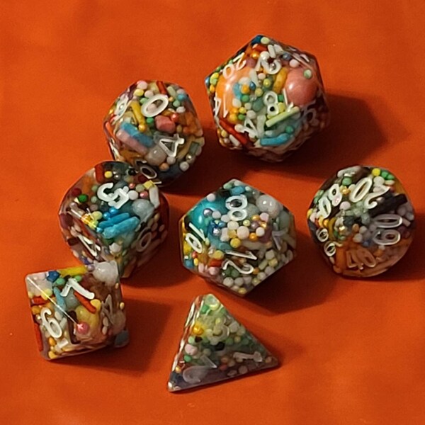 Mystery Frankenstein DND Dice Set for Dungeons and Dragons Table Top ...