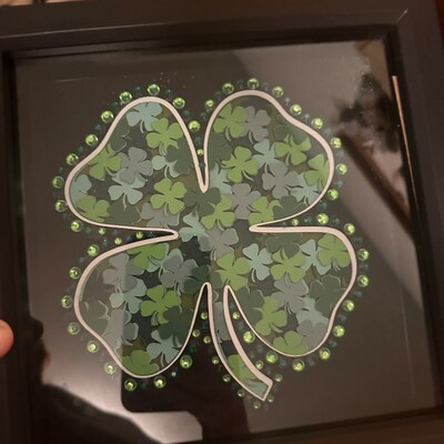 Shamrock Shadow Box SVG File for Cricut & Silhouette Layered 3D Mandala ...