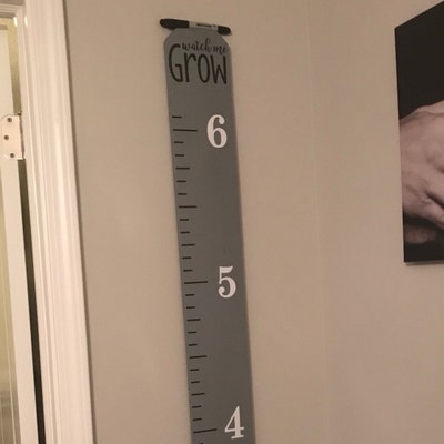 DIY Growth Chart Ruler Vinyl Decal Kit Traditional Style JUMBO s - Etsy