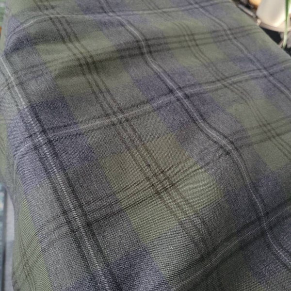 Springweight Wool Ross Hunting Plaid - Etsy