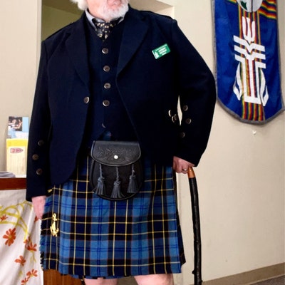 Scottish Welsh Dragon Kilt Set Men's Wedding Kilt Outfit & 10 Pieces ...