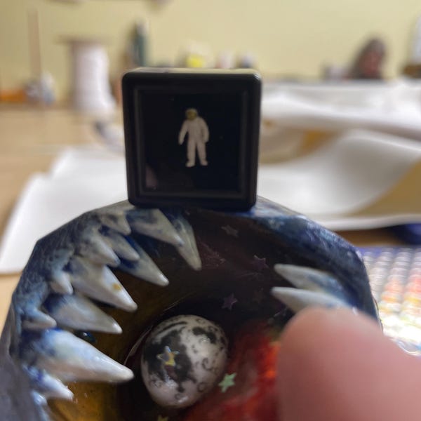 Spooky Trees Hand Painted Miniatures Micro Figurines for Jewelry ...