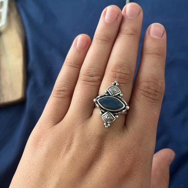 Rare Great Lakes Thomsonite & Turquoise Sterling Silver Ring Size 10 ...